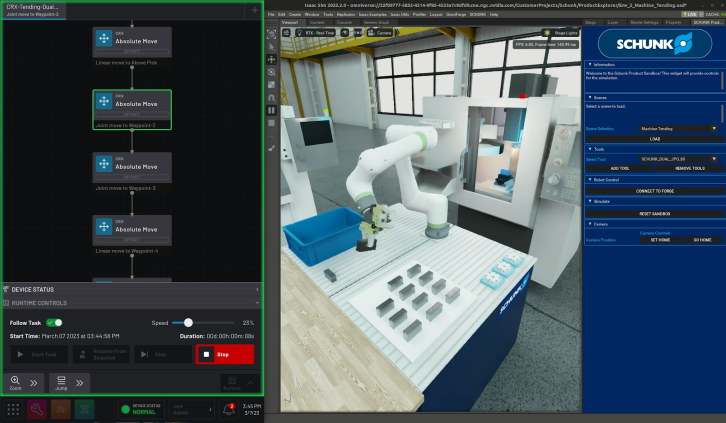 SCHUNK & READY Robotics are using Omniverse to develop a new simulation ...